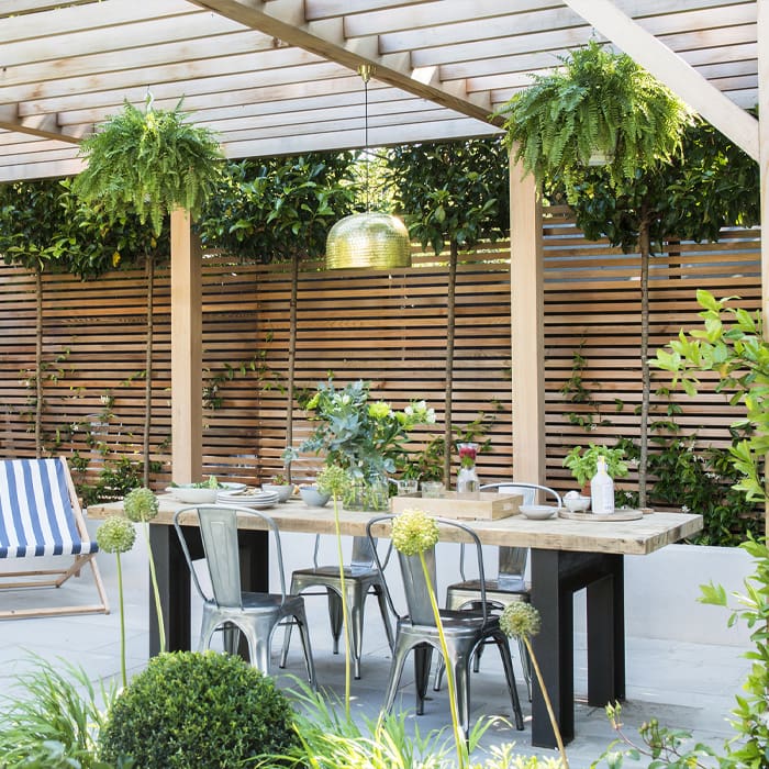 Outdoor Slat Wall - The Denver Shade Company