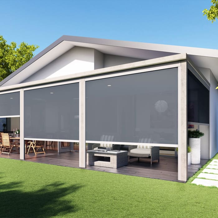 Motorized Patio Screens - The Denver Shade Company - Zip Screen Shades