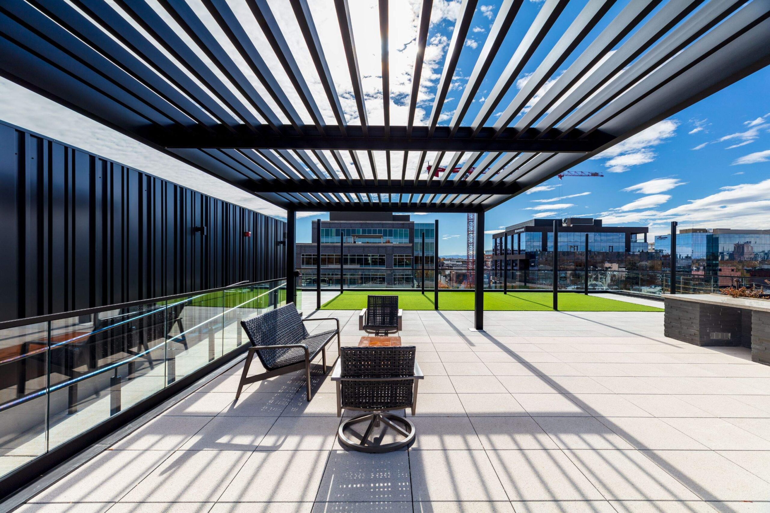 Rooftop Pergola - The Denver Shade Company