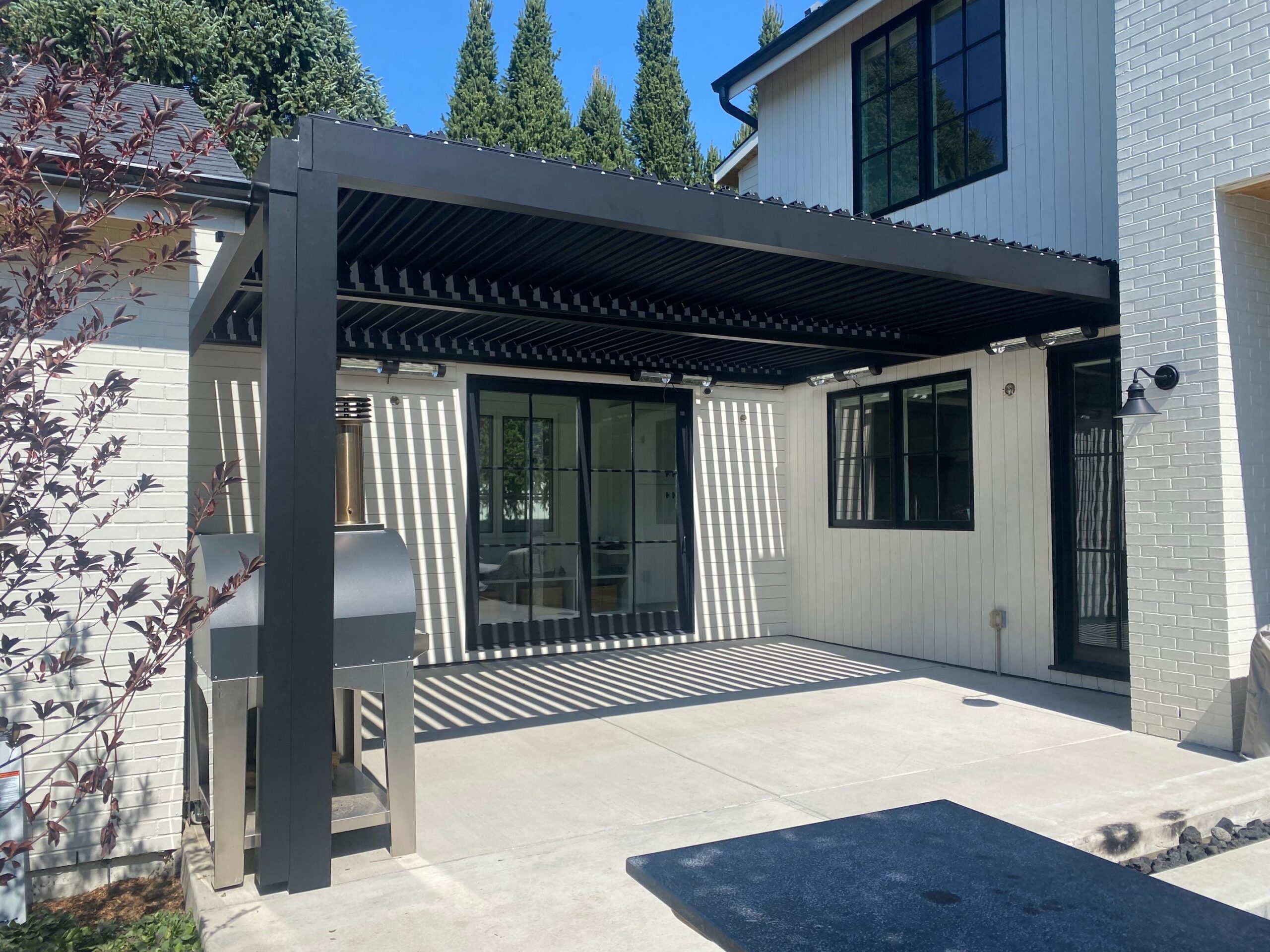 Pergola With Movable Louvers - The Denver Shade Company