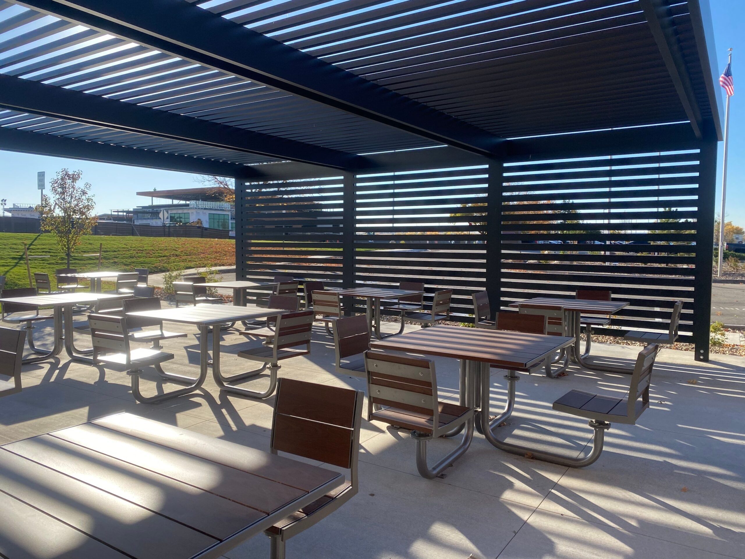 Pergola With Slats - The Denver Shade Company